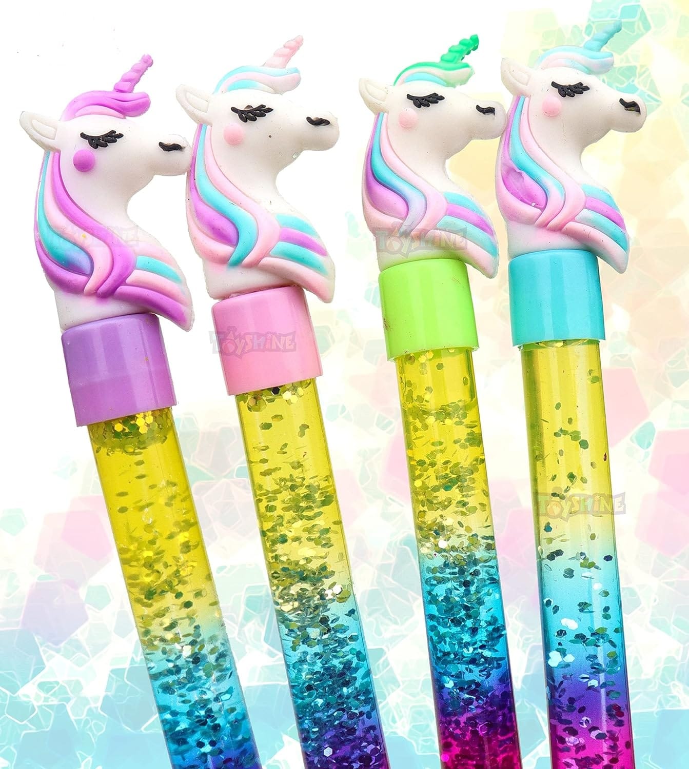 Odeez Unicorn Water Glitter Colourful Gel Pens - 1 piece | Daraz.pk