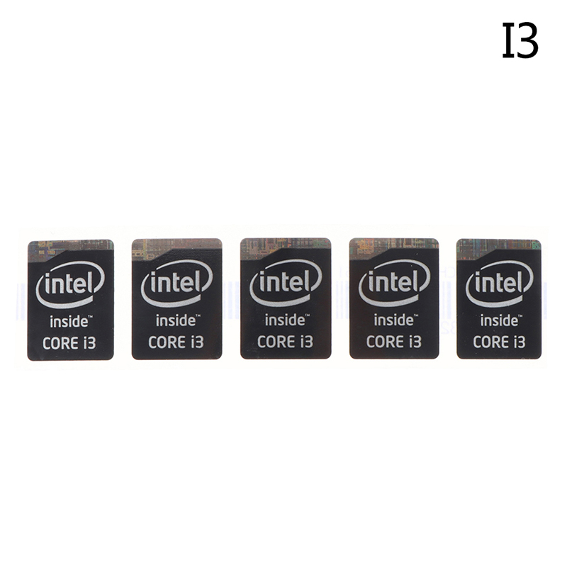 5Pcs Notebook Desktop Computer Logo Label 4th Intel Core i3 i5 i7 ...