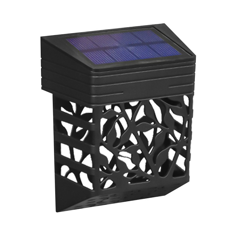 Solar Garden Wall Light with Warm Light Colorful Light Function Outdoor ...