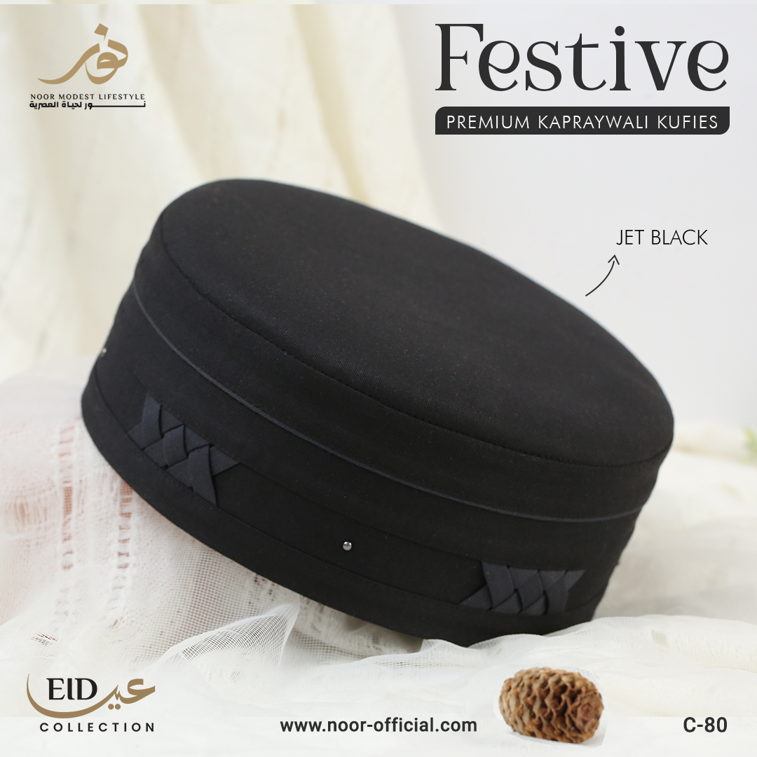 Premium Quality Festive Koofi Prayer Cap Namaz Topi Islamic Hat For Men ...