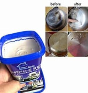 YU Powerful Stainless Steel Cookware Cleaning Paste Household Kitchen ...