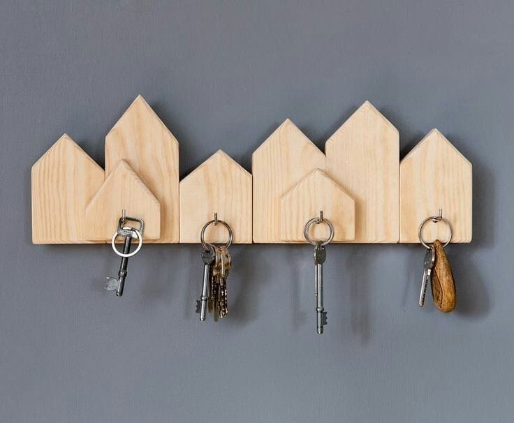 Handmade Wooden Key Holders different Styles and Shapes | Daraz.pk