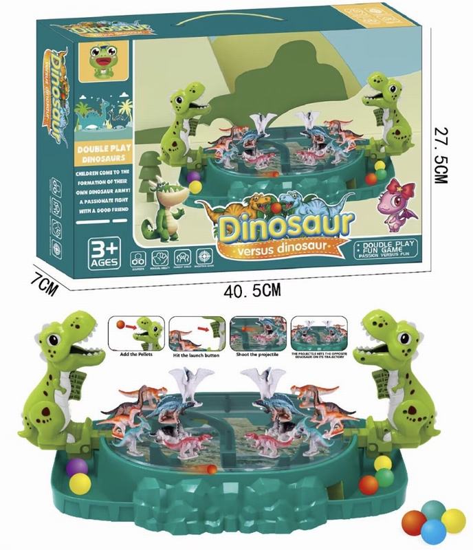Dinosaur Target Battle Board Game with Animal Targeting Double Battle ...