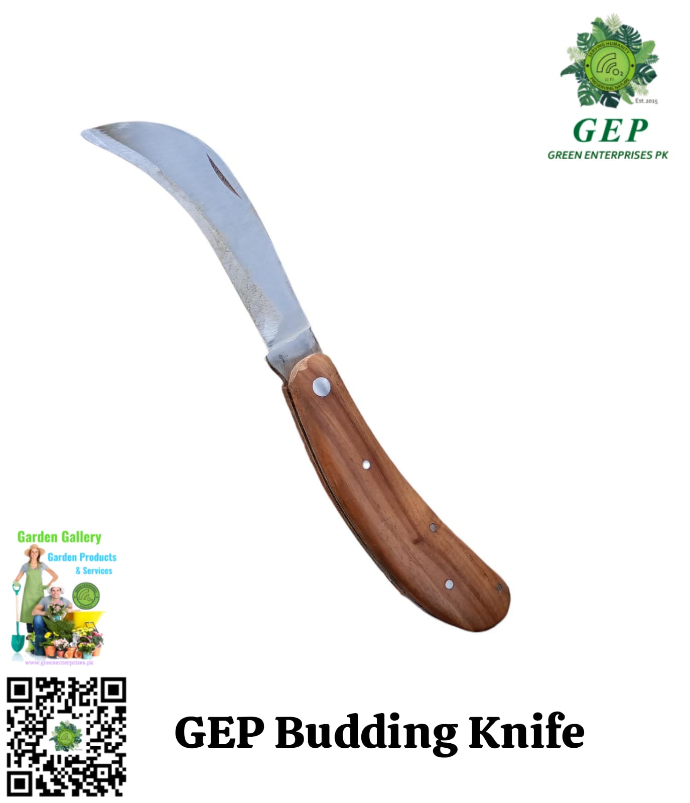 GEP Budding Knife Stainless Steel with wooden handle | Daraz.pk