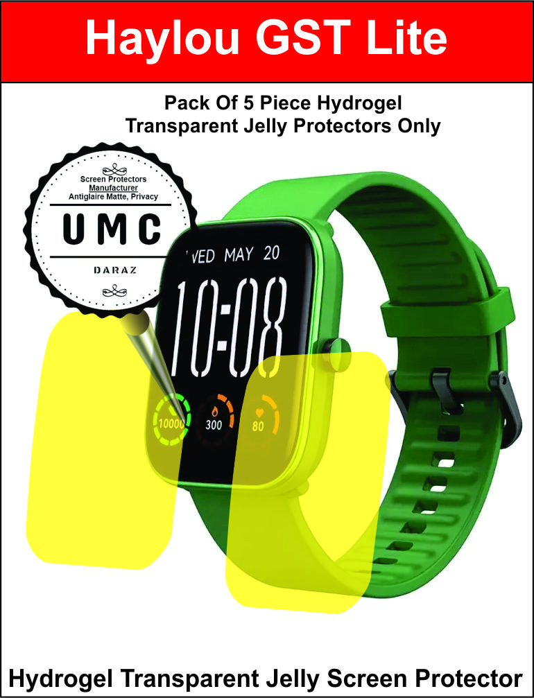 Haylou GST Lite Screen Protector Jelly Clear Pack Of 5p | Daraz.pk