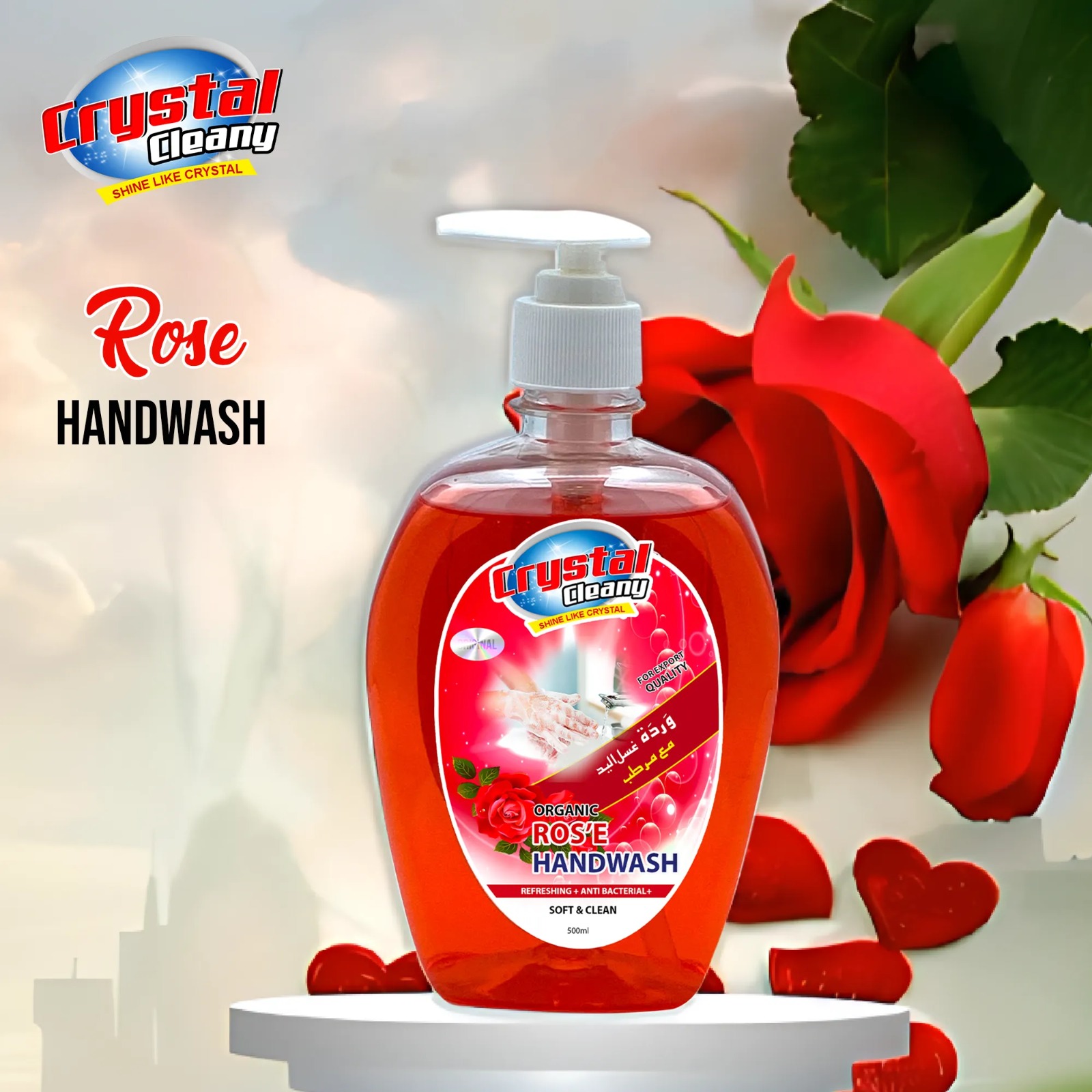 Rose Hand Wash 500ML - Desert Luxe Germ Defense Hand wash - Luxurious ...