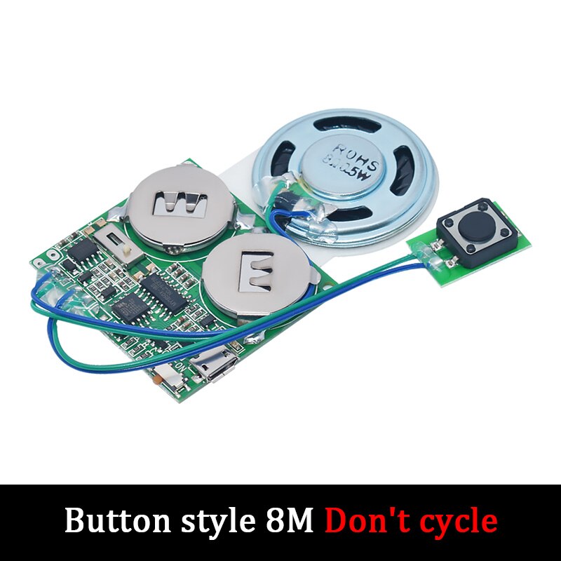 Recordable Sound Module Push Button/Light Control Activated 8M Capacity ...