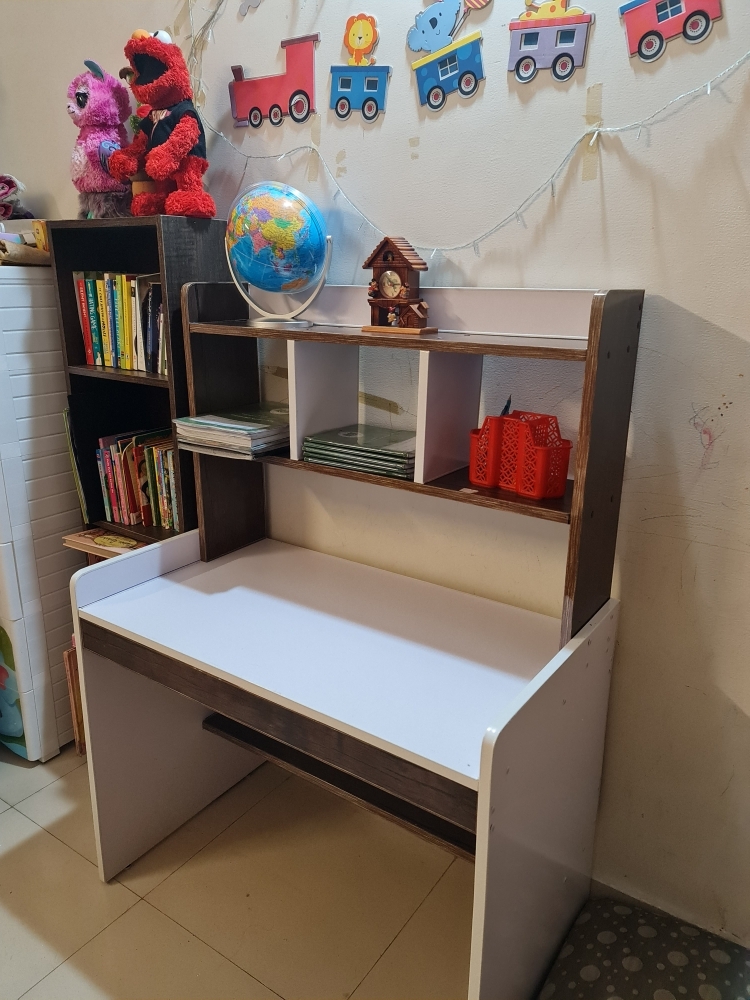 High Gloss Study Computer Desk Home Kids Computer Table Study Table ...