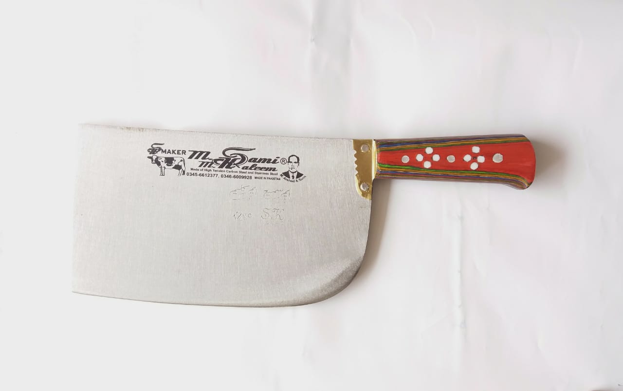 Premium Quality High-Carbon Steel Meat Cleaver - Daska Bugda Butcher ...