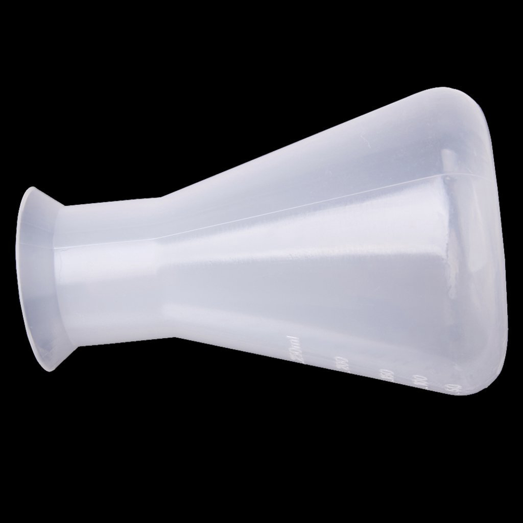 6X Plastic Transparent Laboratory Chemical Erlenmeyer Flasks Container ...