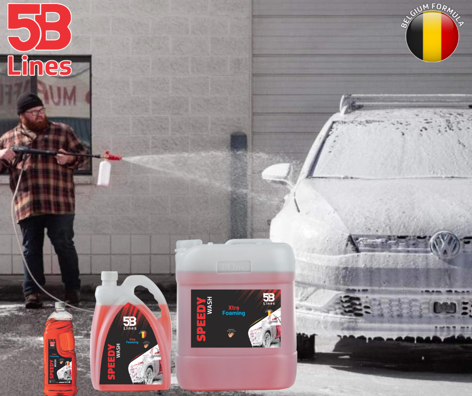 Car Wash Snow Foaming Shampoo, Speedy Wash (5Ltr) | Daraz.pk