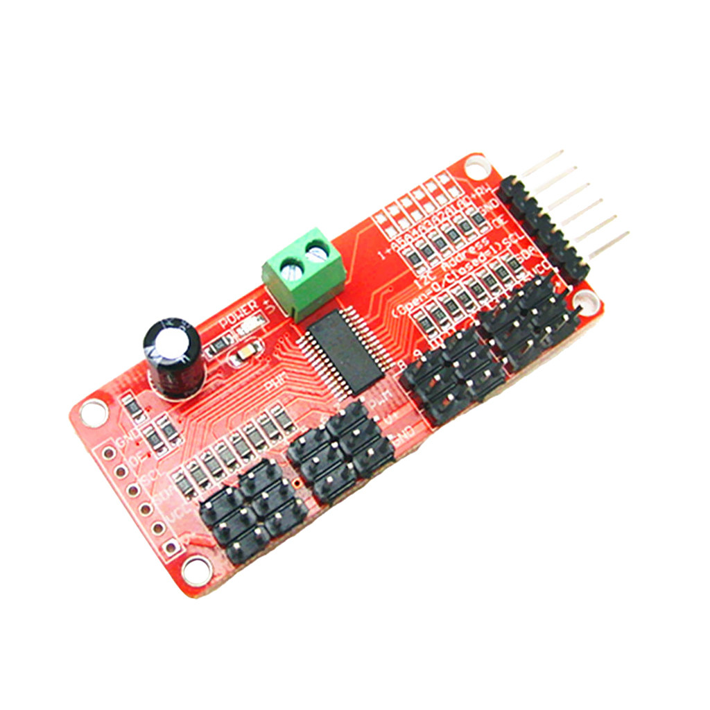 16 CH Channel 12 Bit PWM Servo Driver I2C PCA9685 LED for Raspberry Pi ...