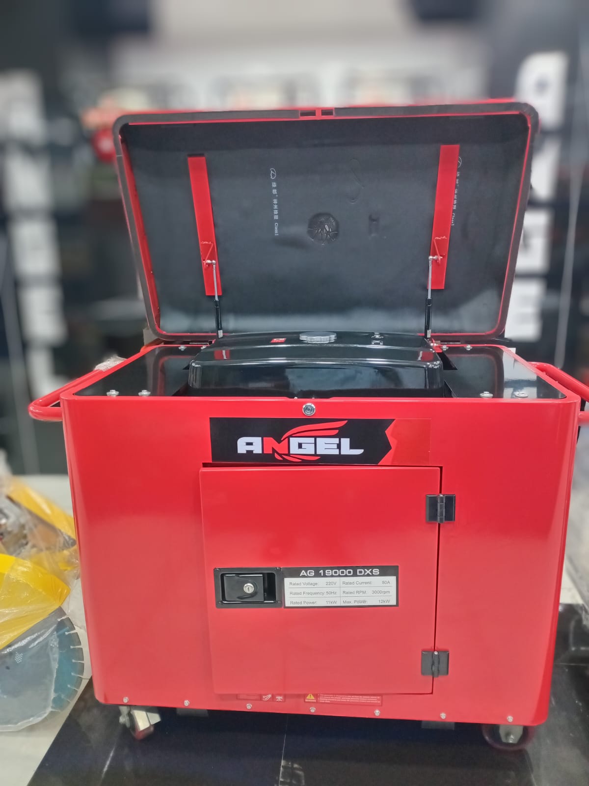 Angel Canopy Generator AG 18000 DXS -11Kw Double Cylinder Petrol + Gas ...