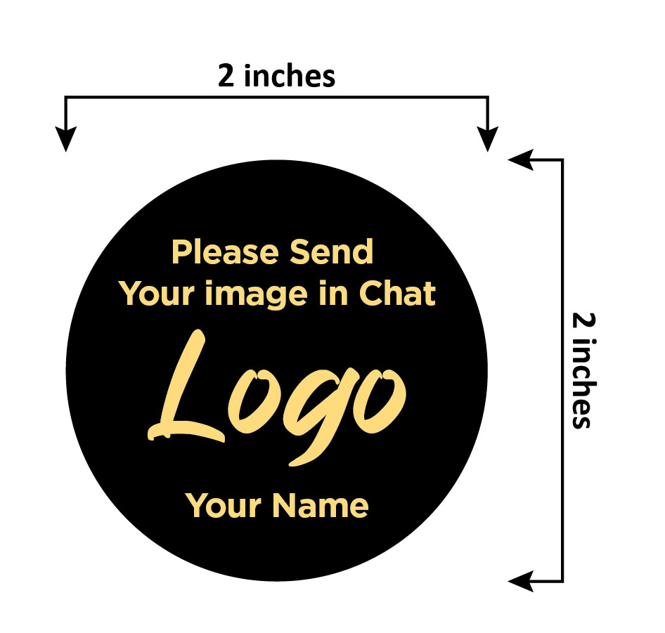 customized Stickers 2 inch circle / Labels / Logo / (100 Pcs) for gift ...