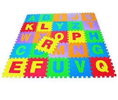 EXTRA LARGE ABC MAT 26 PIECES 30X30 CM FOR EARLY LEARNING AND KIDS ...