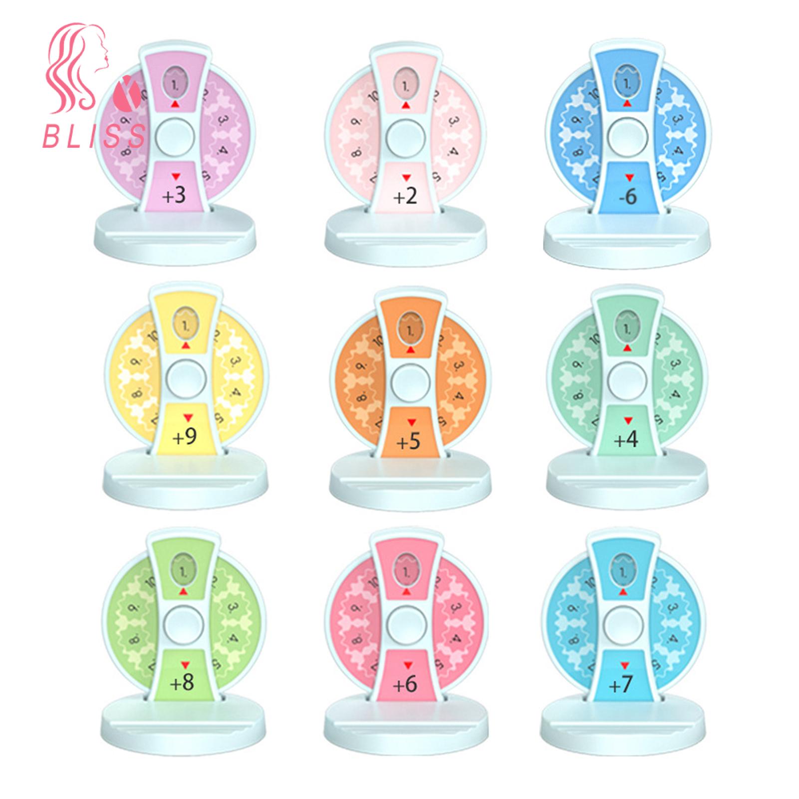 Bliss Math Learning Spinner Math Fidget Holder Fun Math Learning Toy ...