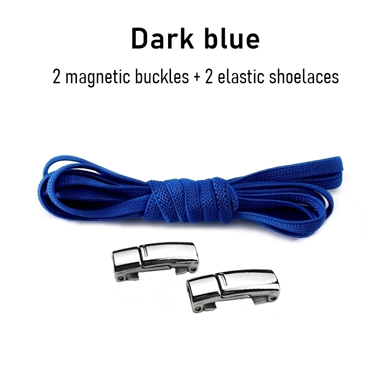 Lsgs 1pair magnetic shoelaces sneakers elastic shoelace metal lock Lazy ...