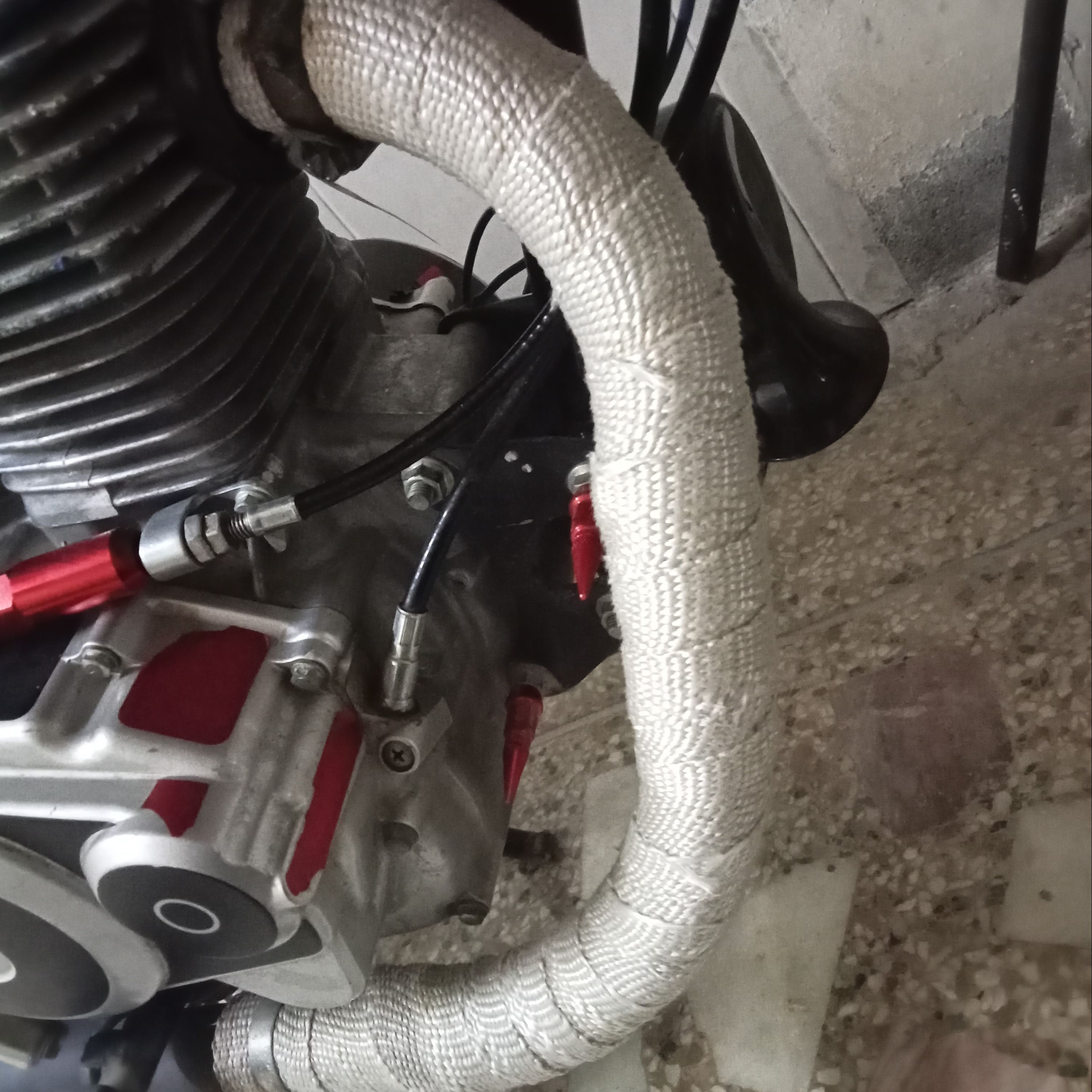 silencer heat wrap patti for all bikes universal product, fully heat ...