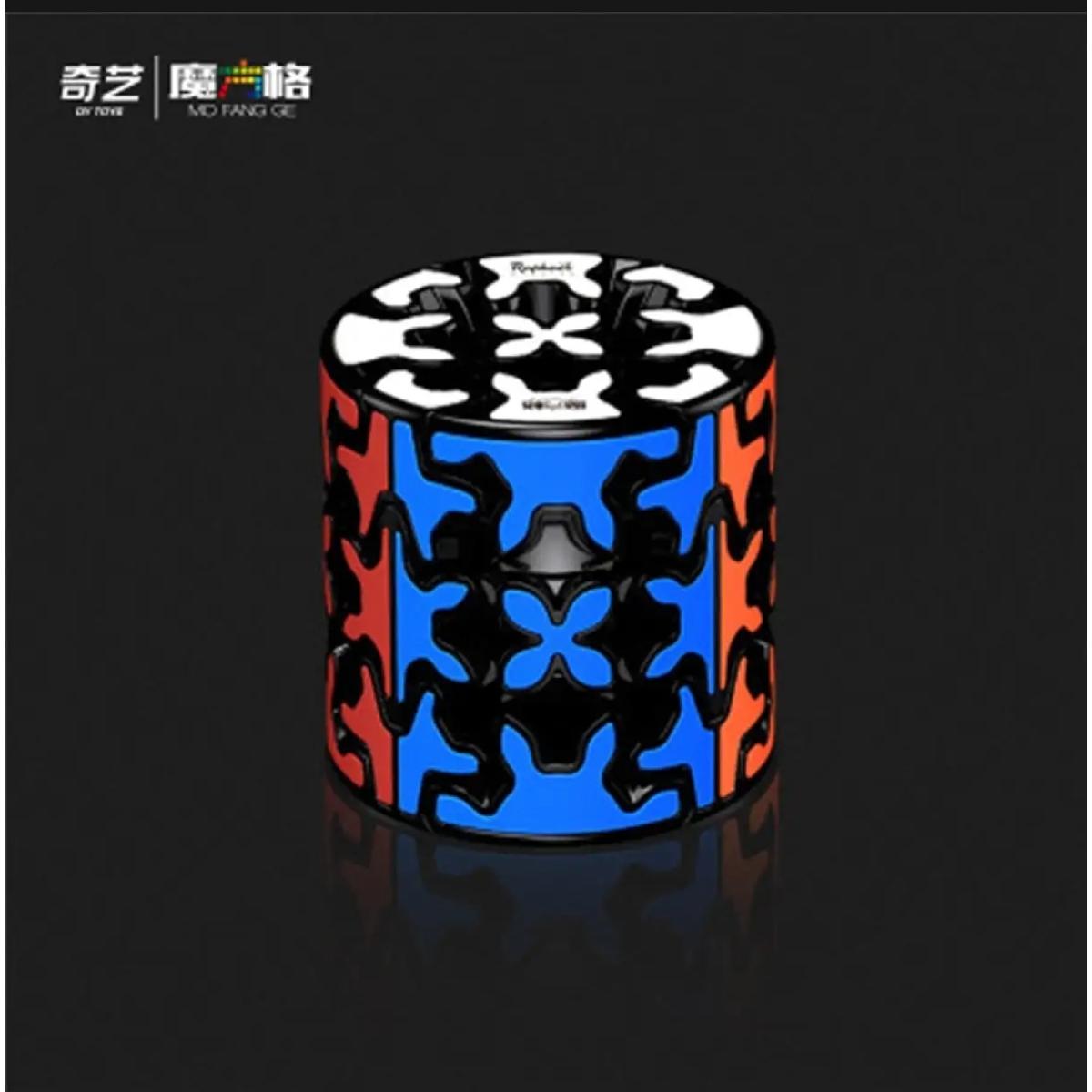 Qiyi Gear 3x3x3 Magic Cube Cylinder Speed Gear Cubes Professional ...