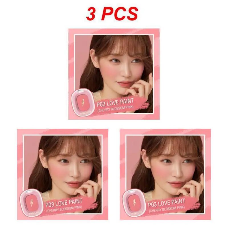 1/3PCS Blush Show White Trimming Exquisite Monochrome Gradient 2 In 1 ...