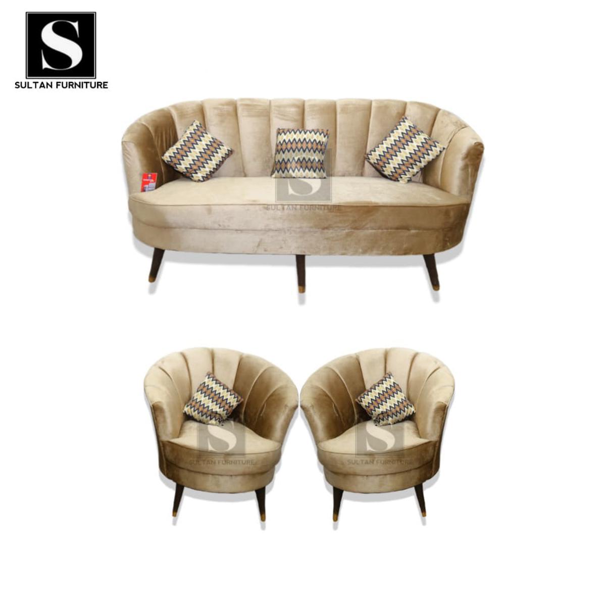 Sultan Furnitures Round Shape Sofa Set | Daraz.pk