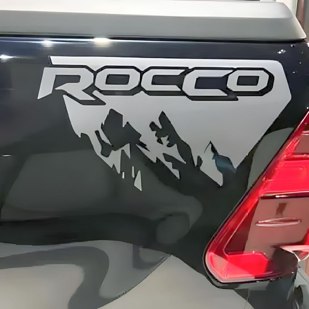 Black ROCCO Side Body L+R Sticker Decal For Toyota Revo Rocco | Daraz.pk
