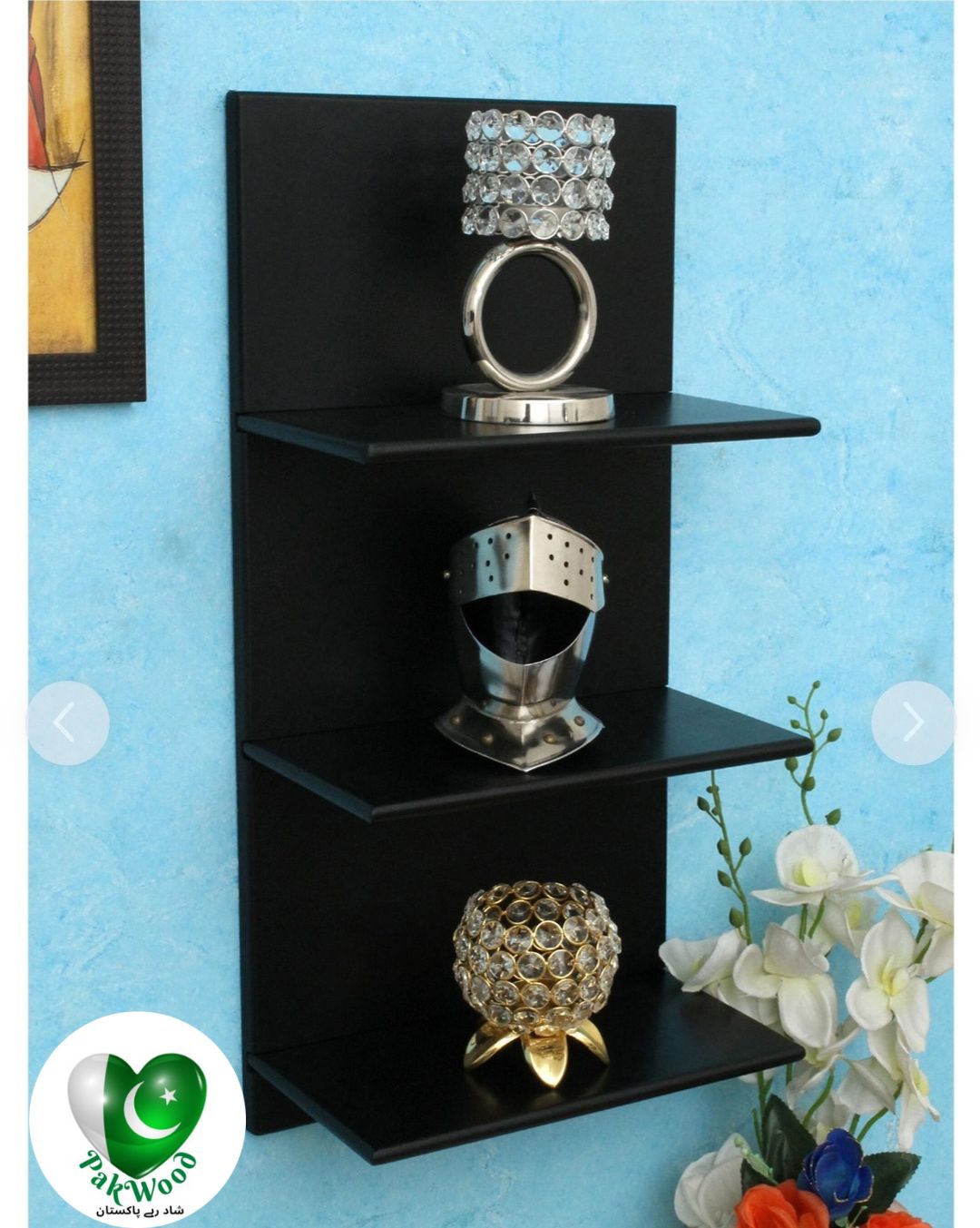 PAKWOOD Mini Wall Mounted Wooden Shelves - Storage Racks (Customize ...