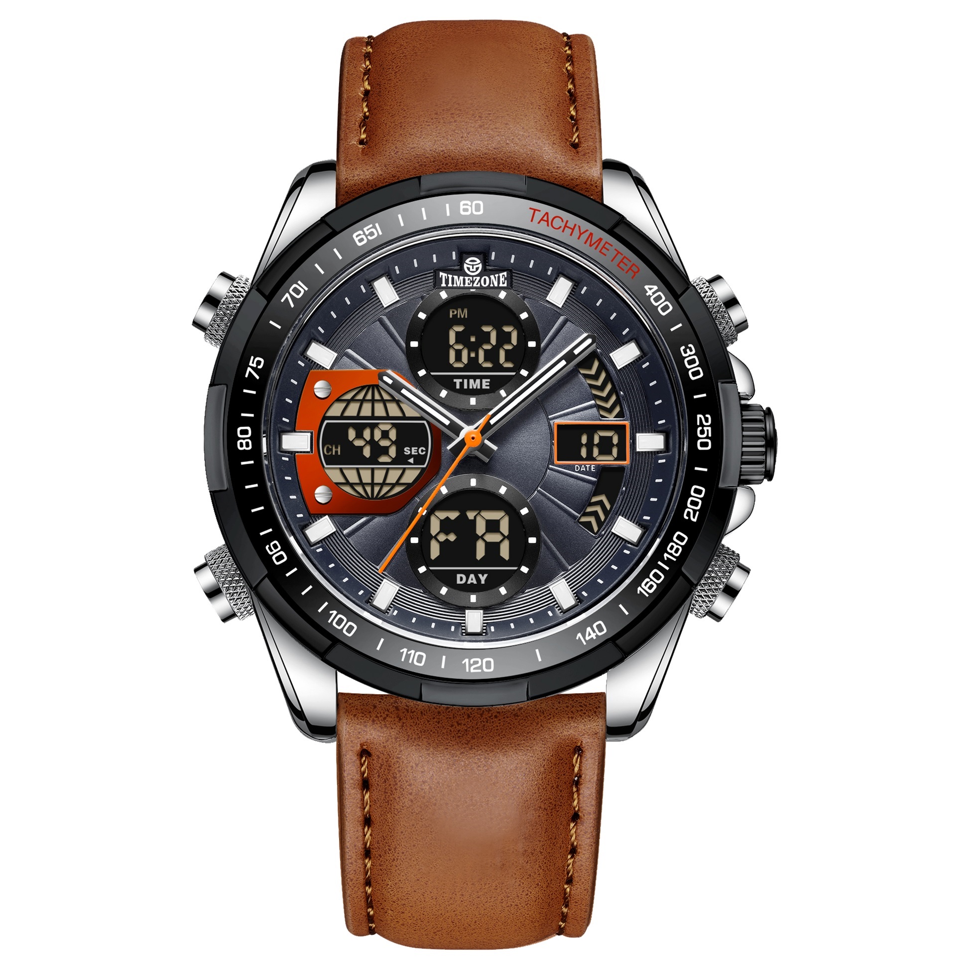 Timezone Aurora Crest Watch TZ-1303 | Daraz.pk