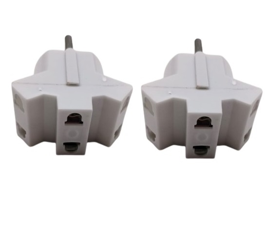 Multi Plug Socket, 3 in 1, Round Two Pin Plug | Daraz.pk