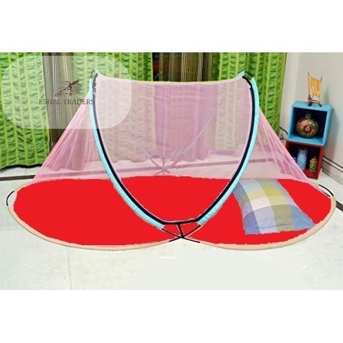 ESHAL PEACEFUL SLEEP Foldable Durable Single Bed Mosquito Net with ...