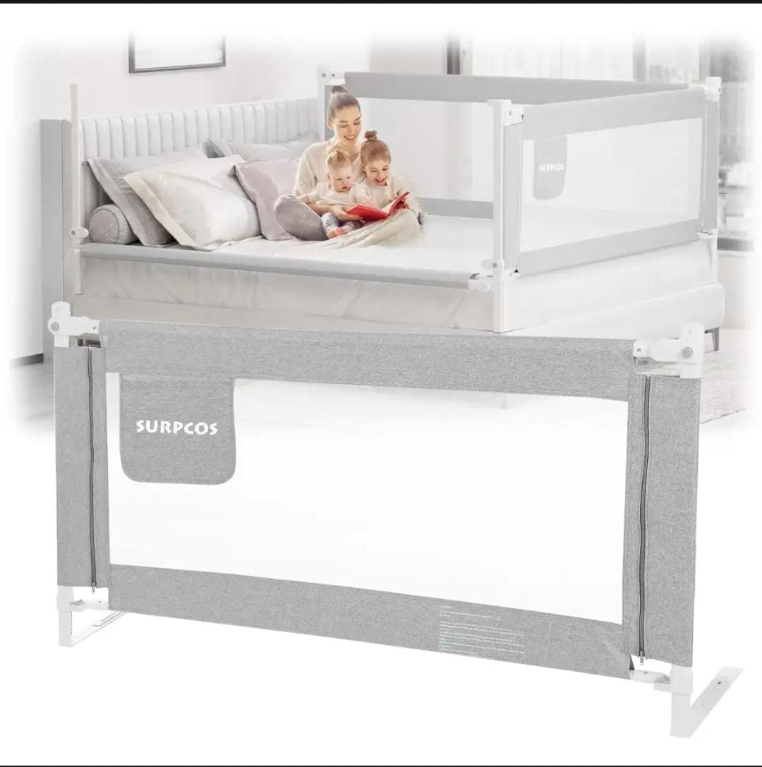 Baby Safety Bed Fence Adjustable Bed Rail Baby Bed Barrier | Daraz.pk