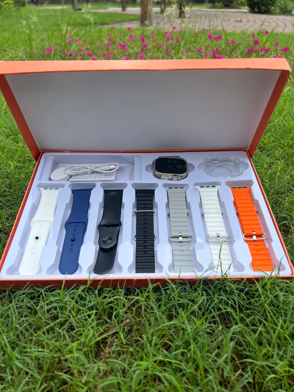 S100 Ultra 2 Smart Watch 7 in 1 with Straps Case 2.2HD Amoled Circular ...