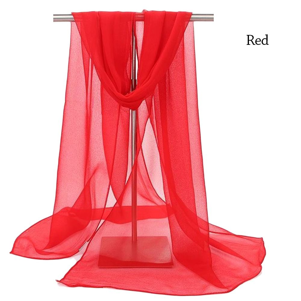 Summer Sun Protection Scarf Soft Solid Color Shawls Anti-sunburn Long ...