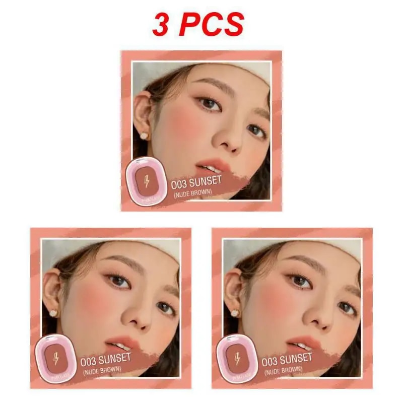 1/3PCS Blush Show White Trimming Exquisite Monochrome Gradient 2 In 1 ...