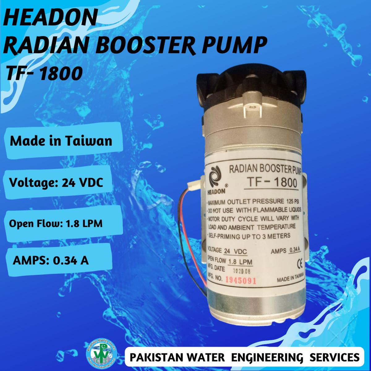 HEADON - Water Booster Pump for Domestic RO (Diaphragm Pump) - 100 GPD ...
