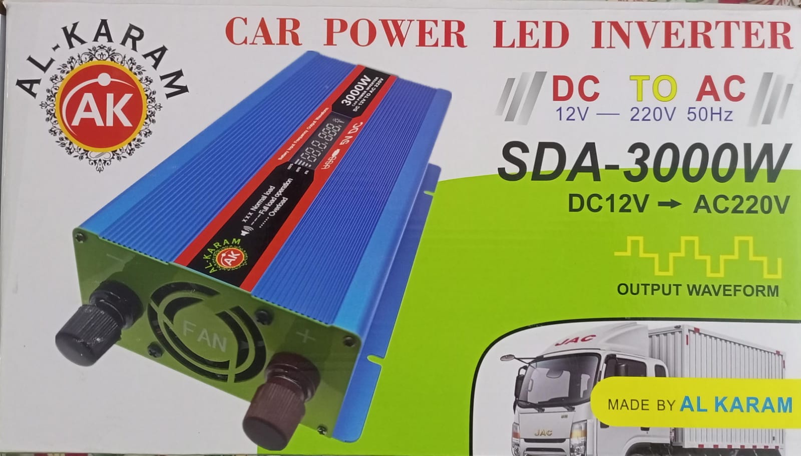 3000W, DC 12V TO AC 220V INVERTER (AL-KARAM) Power Supply | Daraz.pk