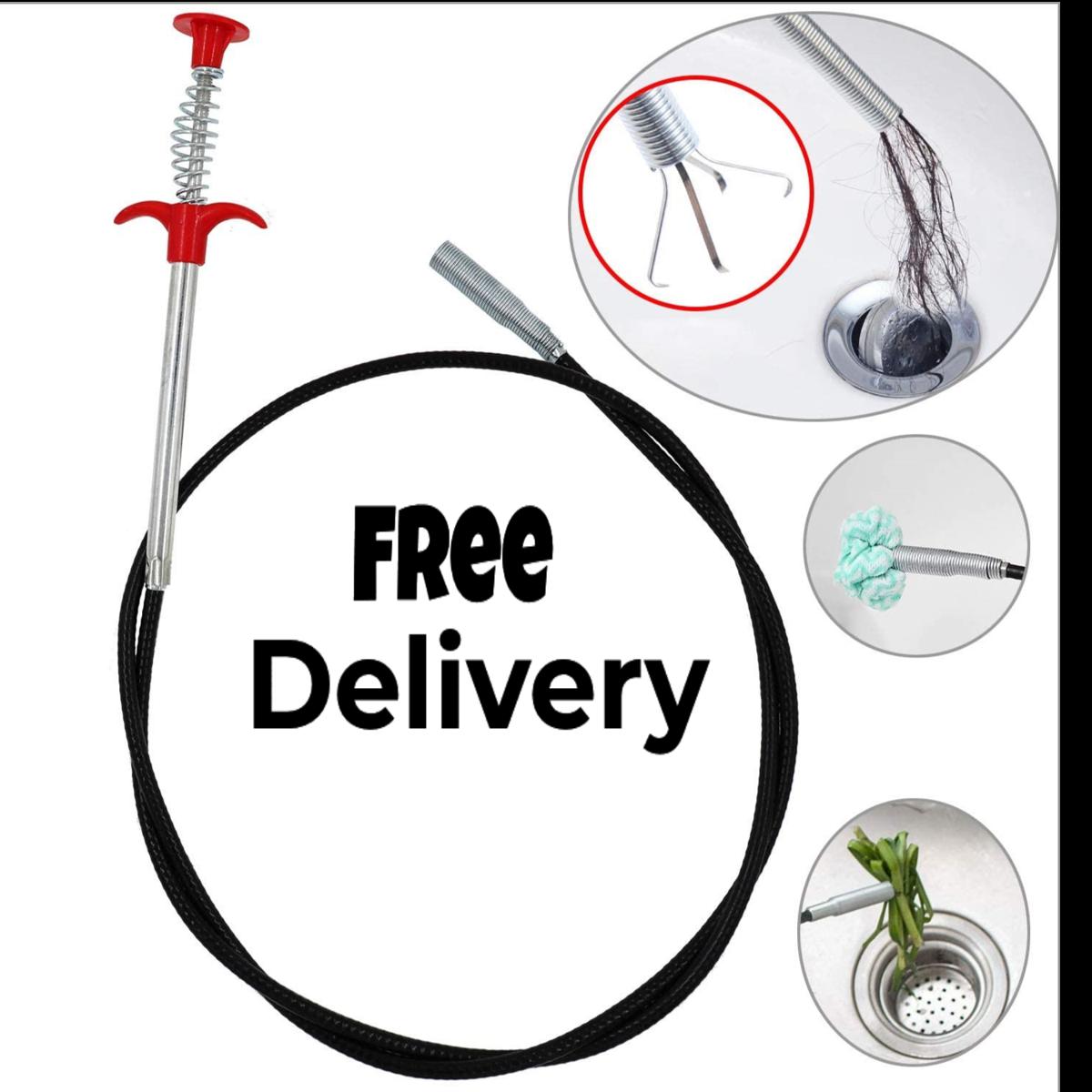 Drain Opener Wire Drain Cleaner Drain Snake Clog Remover Cleaning Tool ...