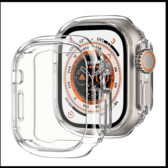 Ultra Watch Hard TPU Case Transparent for 49mm Smartwatches ultra watch ...