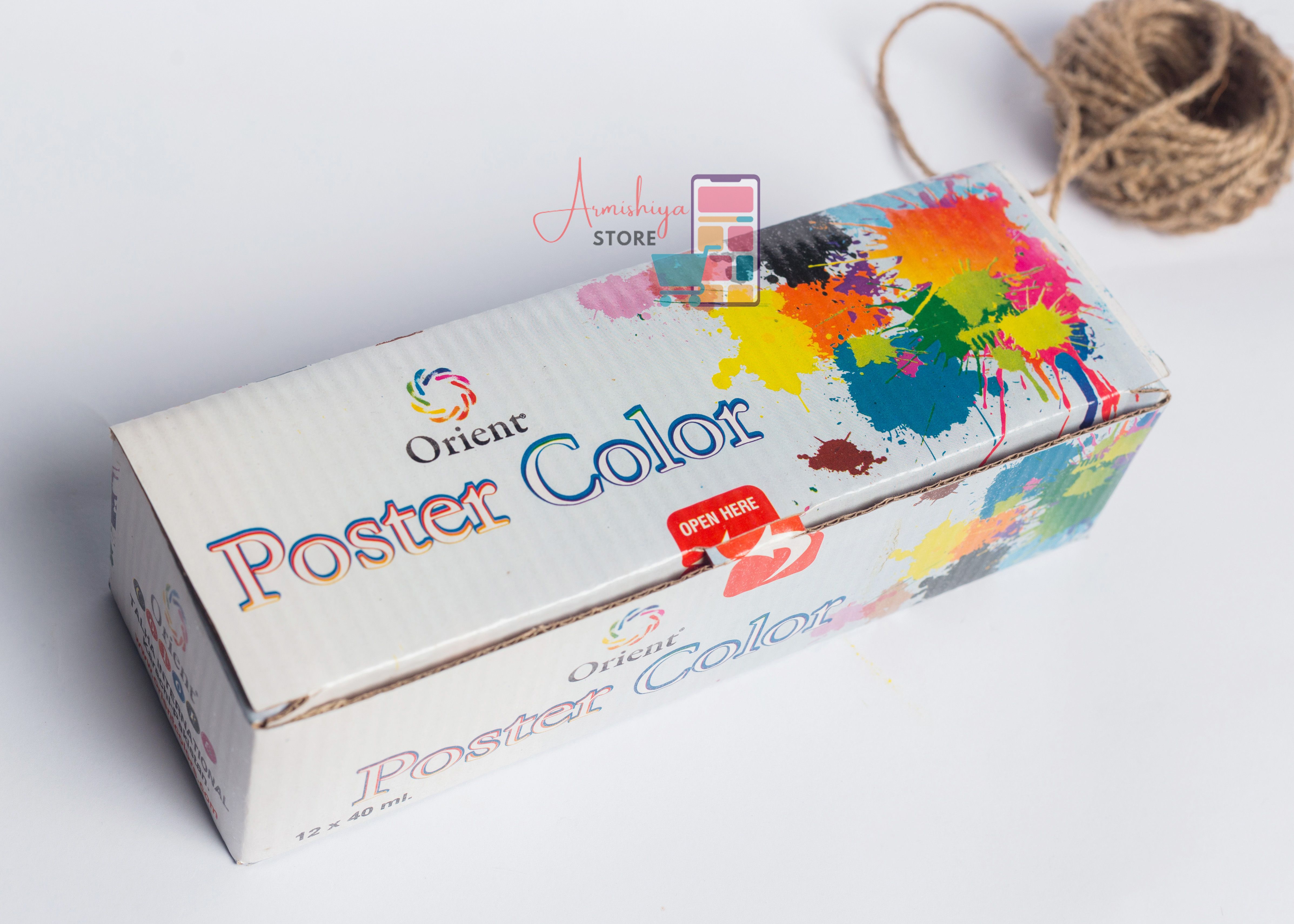Pack of 12 Bottles / Premium Poster Color 40 ml Bottles/ Primary ...