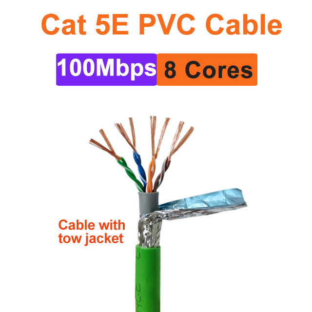 Ethernet Network Cable Cat 5e/6a/7/8 Rj45 High Speed 40gbps 4 8cores ...