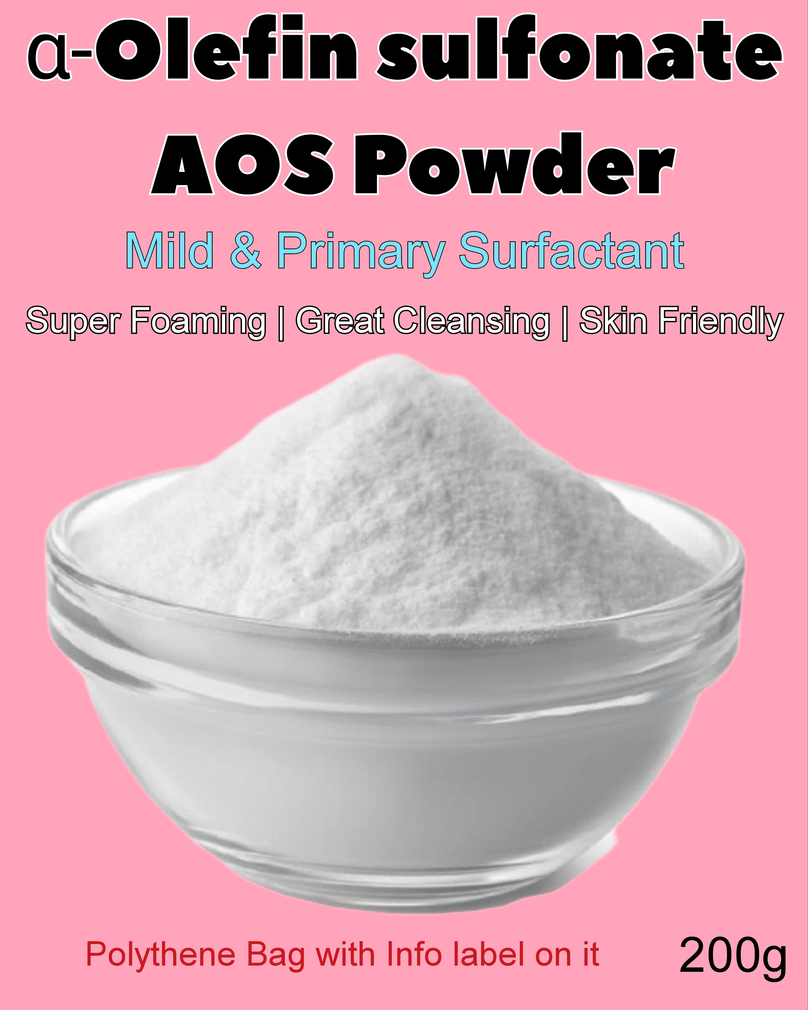 Alpha Olefin Sulfonate (AOS) - Powder 200g | Cleaning Agent Surfactant ...