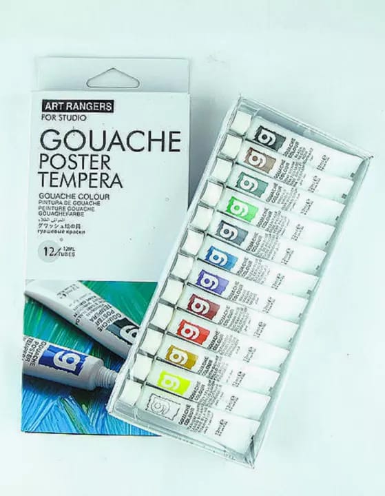Art Ranger Paints GOUACHE Poster Tempera /12 tubes/12ml/ | Daraz.pk