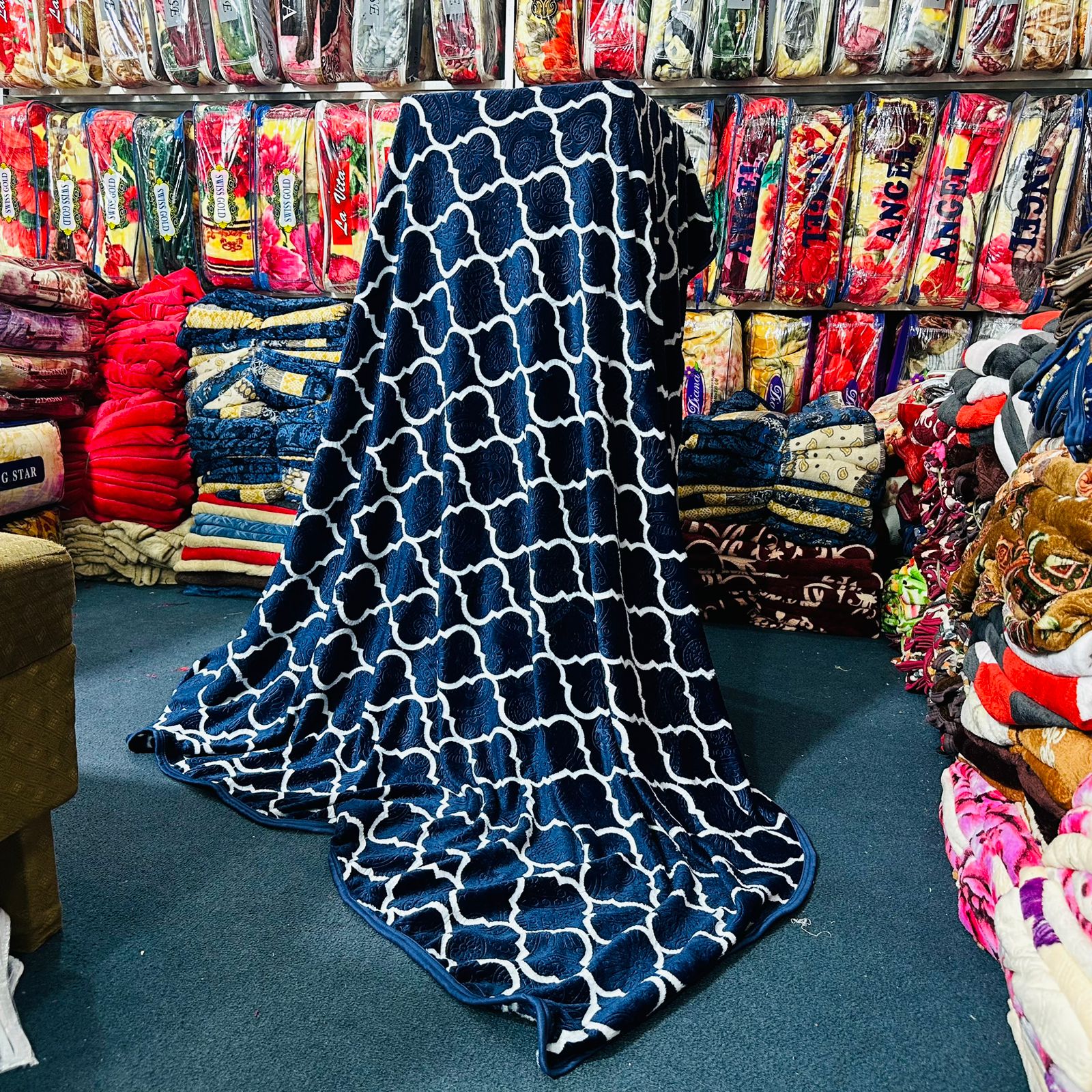 AC fleee blankets double and single size latest design | Daraz.pk