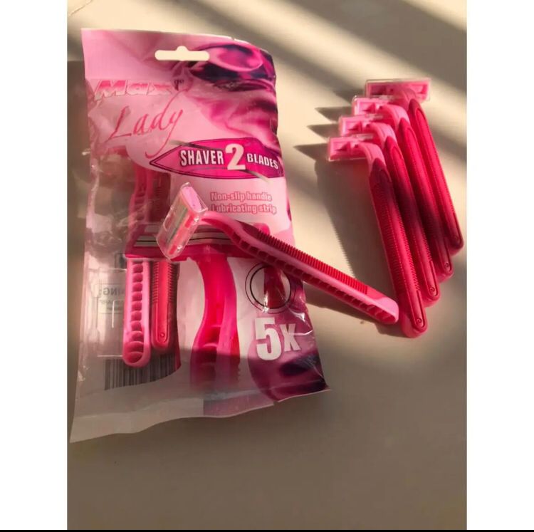 MAX Lady Razor For Smooth & Shinny Flawless Skin 5 piece Bikini Razor ...