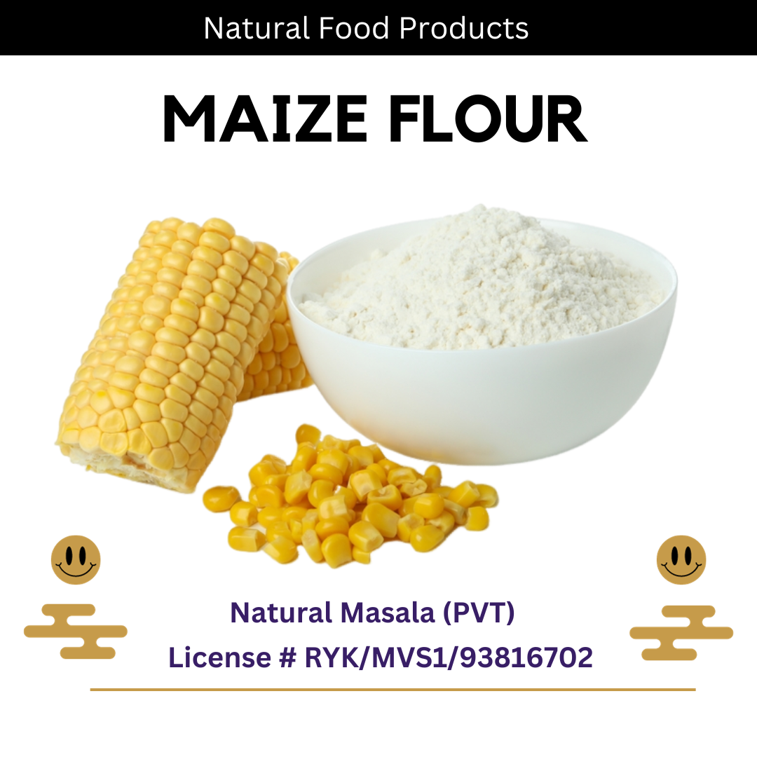 Maize Flour 1 KG | Maki Ka Atta | Yellow Corn Flour : 1 KG | Daraz.pk