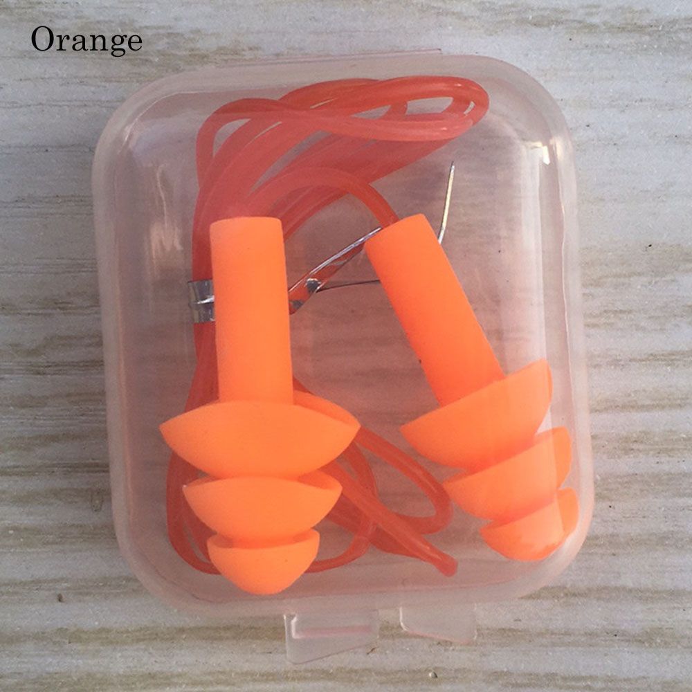 Water Sports Rope Soft Silicone Ear Plugs Swimming Ears Protector ...