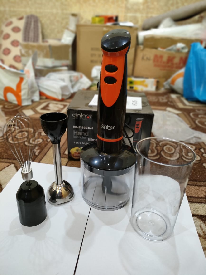 PROFESSIONAL HAND BLENDER Set 4 IN 1 DUAL SPEED HEAVY DUTY HAND BLENDER ...