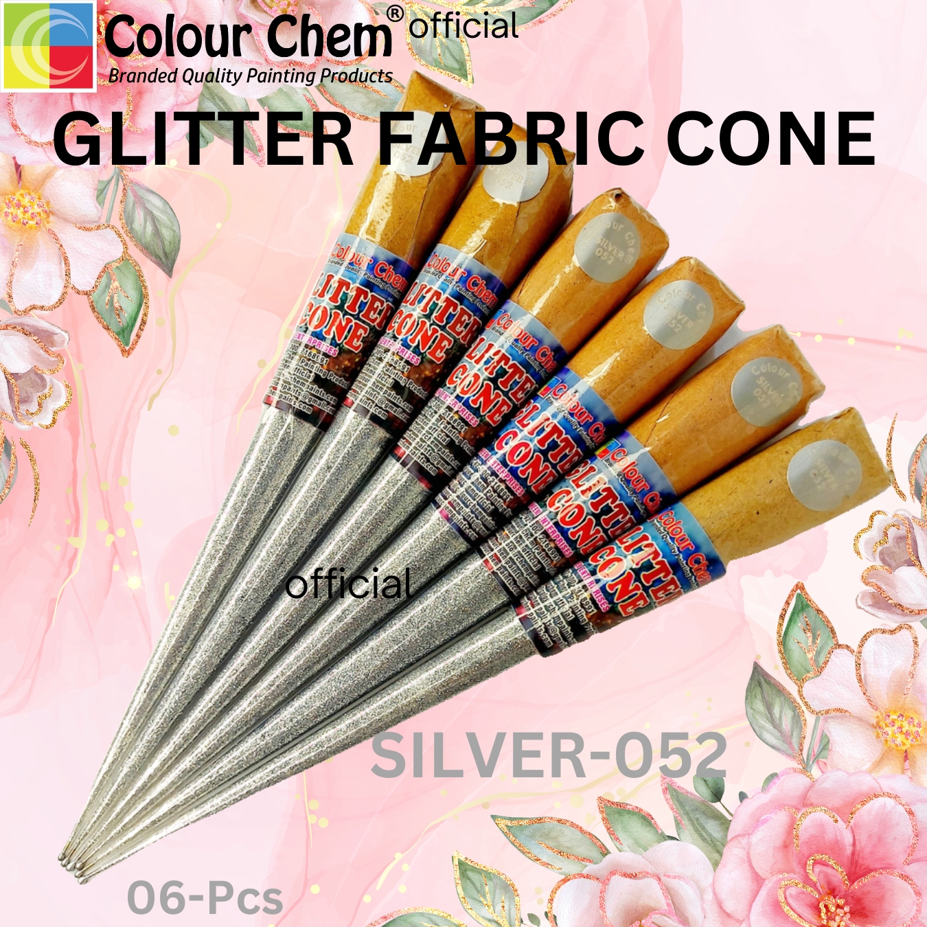 Colour Chem Official 06-Pcs Sparkle Glitter Cone Outliner – Perfect for ...