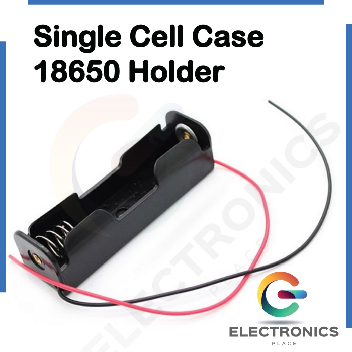 Single Cell Case | 18650 Lithium ion Battery Holder / Container With ...