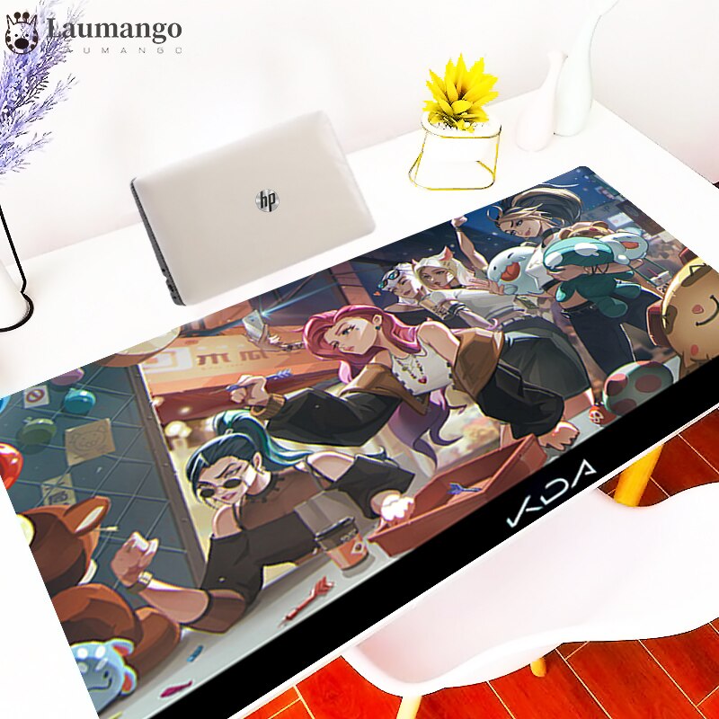 【3C VictoryEagle Store】Mouse Pad LOL KDA Large Gamer Kawaii Gaming ...